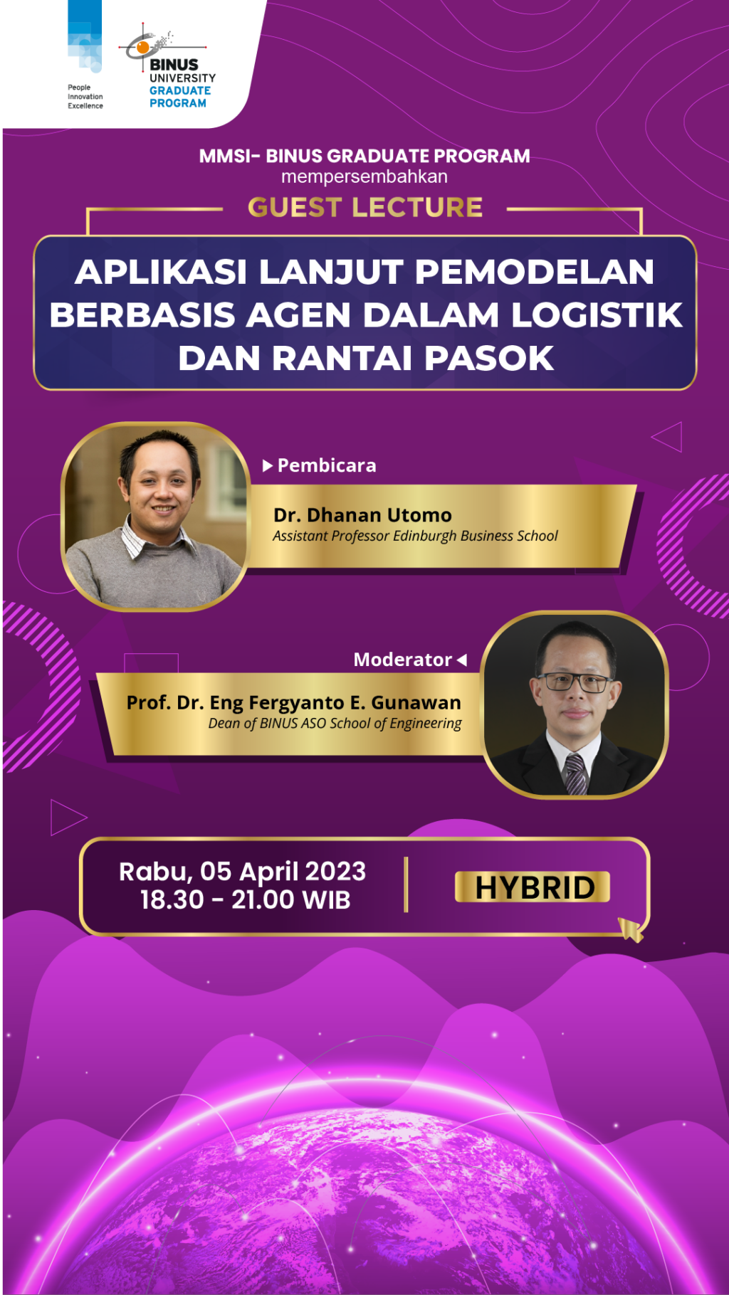 Guest Lecture: Prof Dhanan Utomo – Master of Industrial Enginering